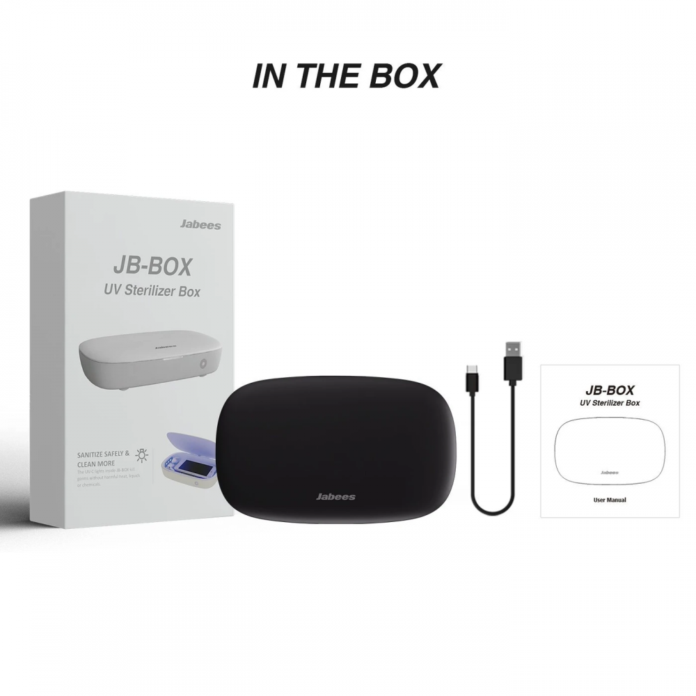 Jabees JB-BOX กล่องฆ่าเชื้อ สมาร์ทวอทช์ และแหวนสุขภาพ Portable UV Light ...