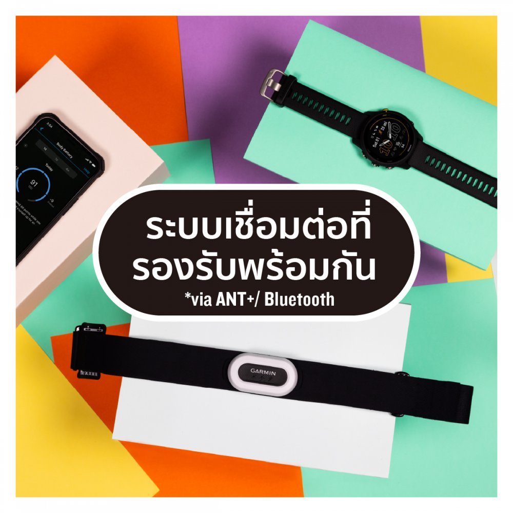 Garmin HRM-Pro Plus สายคาดอกติดตามชีพจร Running Dynamics ระดับพรีเมี่ยม