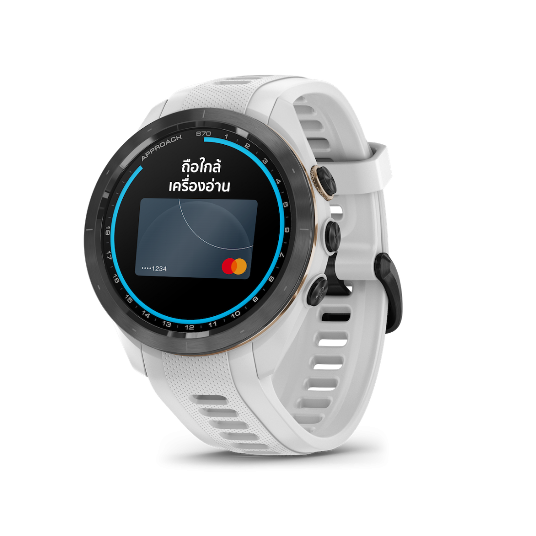 Garmin Approach S70 นาฬิกา GPS กอล์ฟ วัดชีพจรที่ข้อมือ หน้าจอ AMOLED