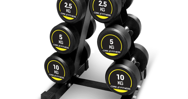 Dumbbell Tower Rackชั้นวางแนวตั้ง + ชุดดัมเบล พร้อมใช้งาน