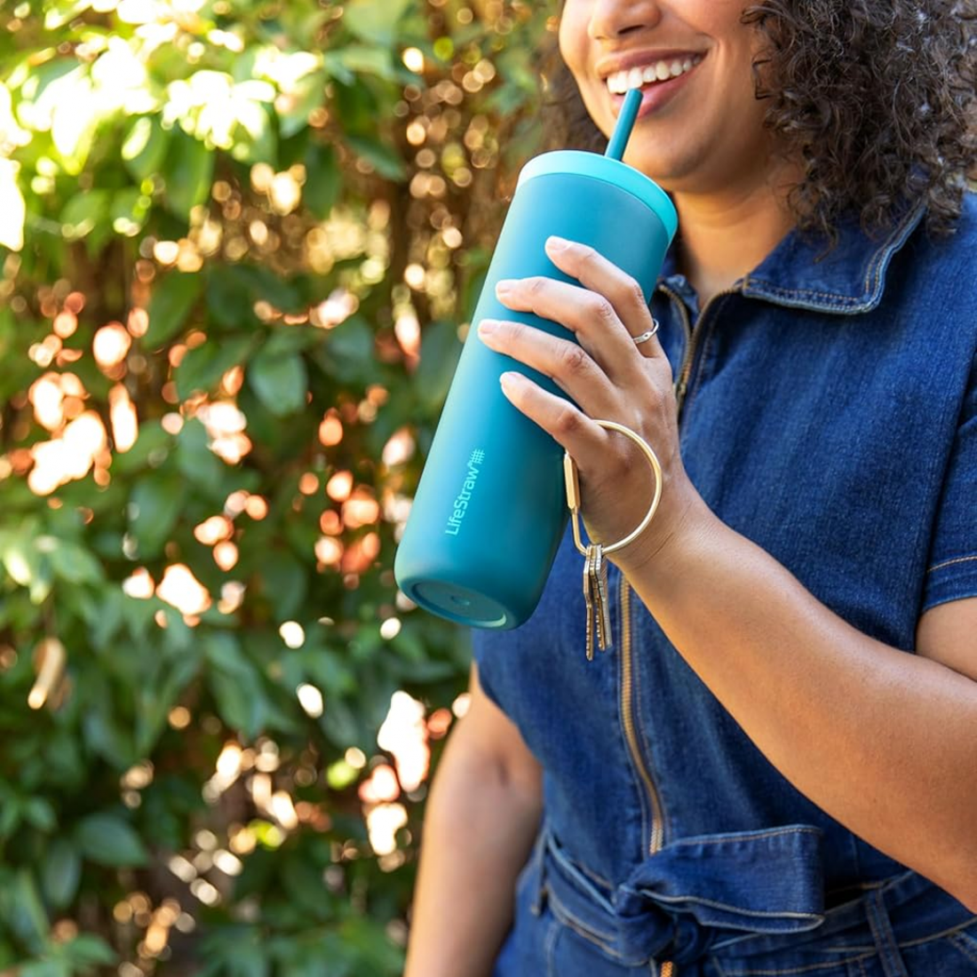 LifeStraw Go Series Tumbler (18oz) แก้วน้ำสแตนเลสพร้อมระบบกรองน้ำในตัว