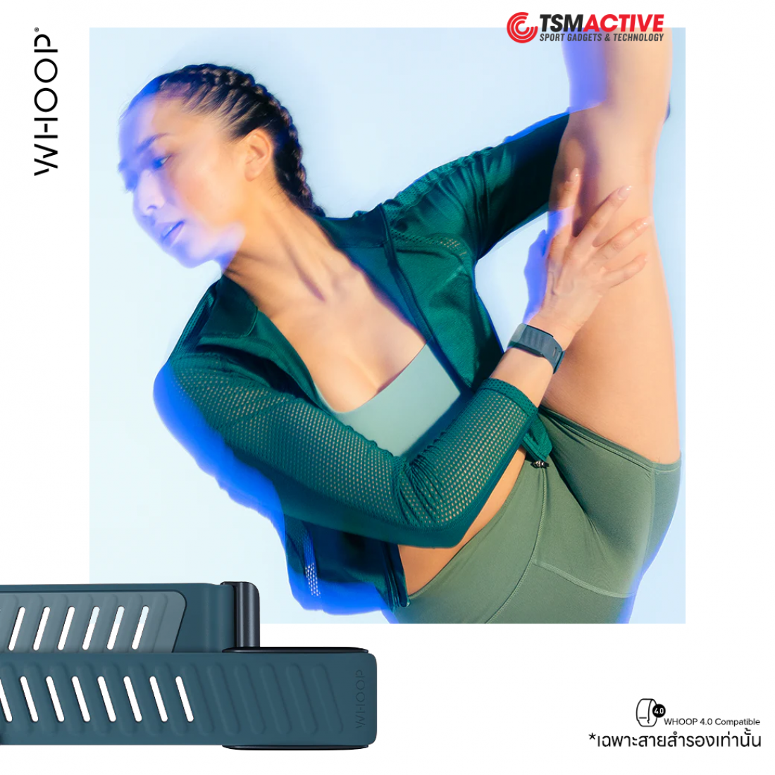 WHOOP SportFlex Silicone Bands สายสำรองซิลิโคนสำหรับ WHOOP 4.0