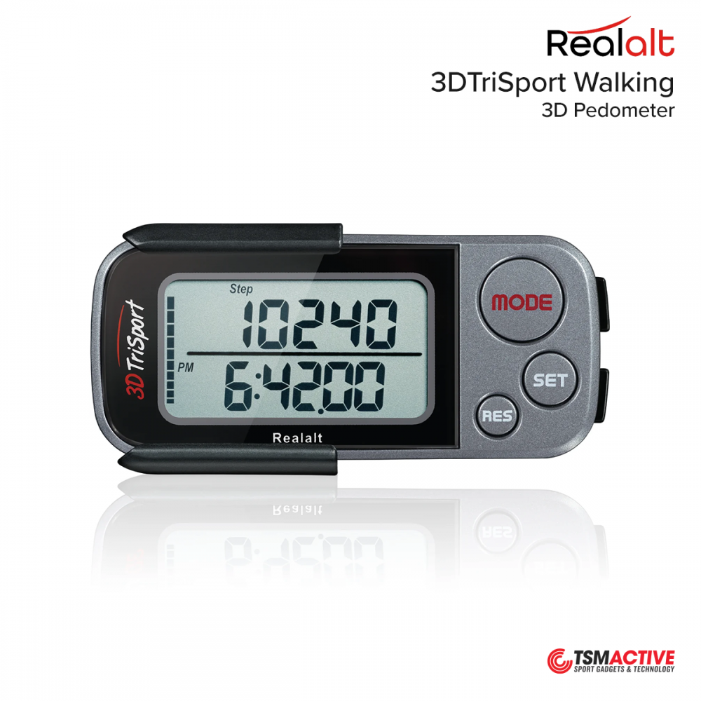 Realalt 3DTriSport Pedometer เครื่องนับก้าวแบบ 3D Tri-Axis Sensor ใช้ ...