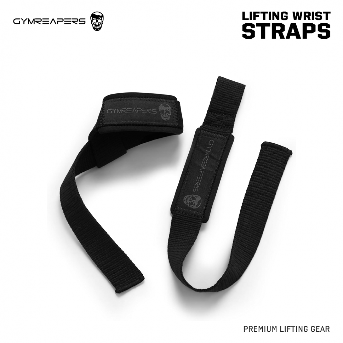 Gymreapers Padded Lifting Wrist Straps สายรัดยกน้ำหนัก เสริมพลังการยก ...