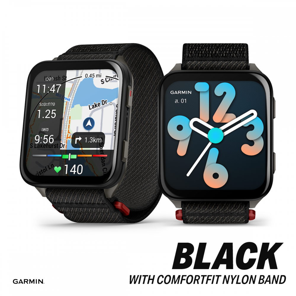 Garmin Venu X1 สมาร์ทวอทซ์ GPS ฟิตเนส สุขภาพ ดีไซน์บางเฉียบ