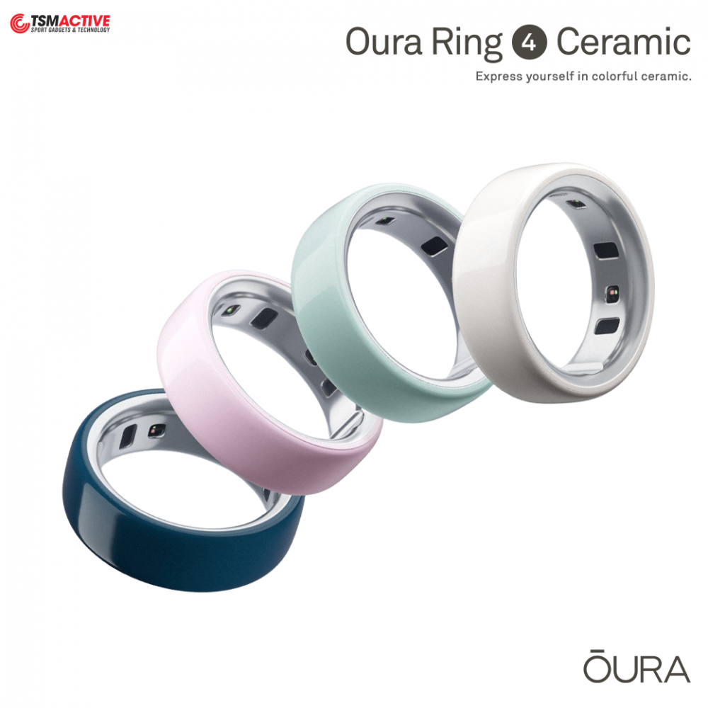 Oura Ring 4 Ceramic แหวนอัจฉริยะเซรามิก (Smart Ring) วัดอัตราการเต้นของ ...
